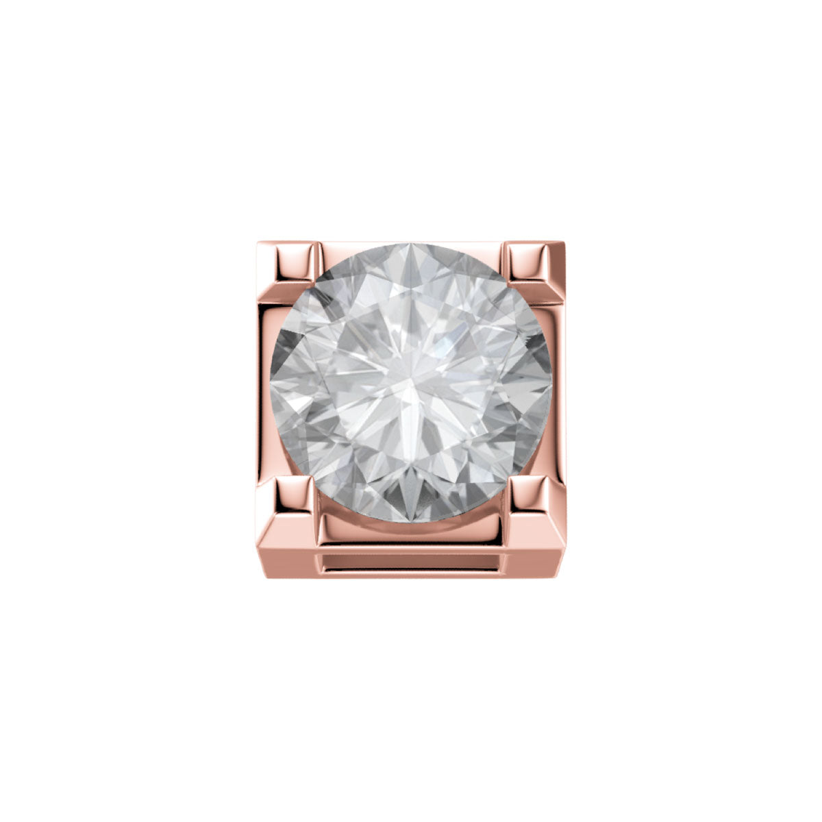 Elements | Griffe 0,05 ct in oro rosa e diamante – Gioielleria Antico ...